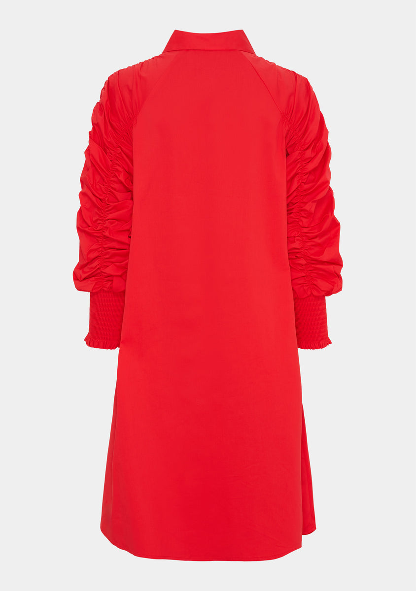 Sigga Deco Dress - Fresh Red – isay.dk