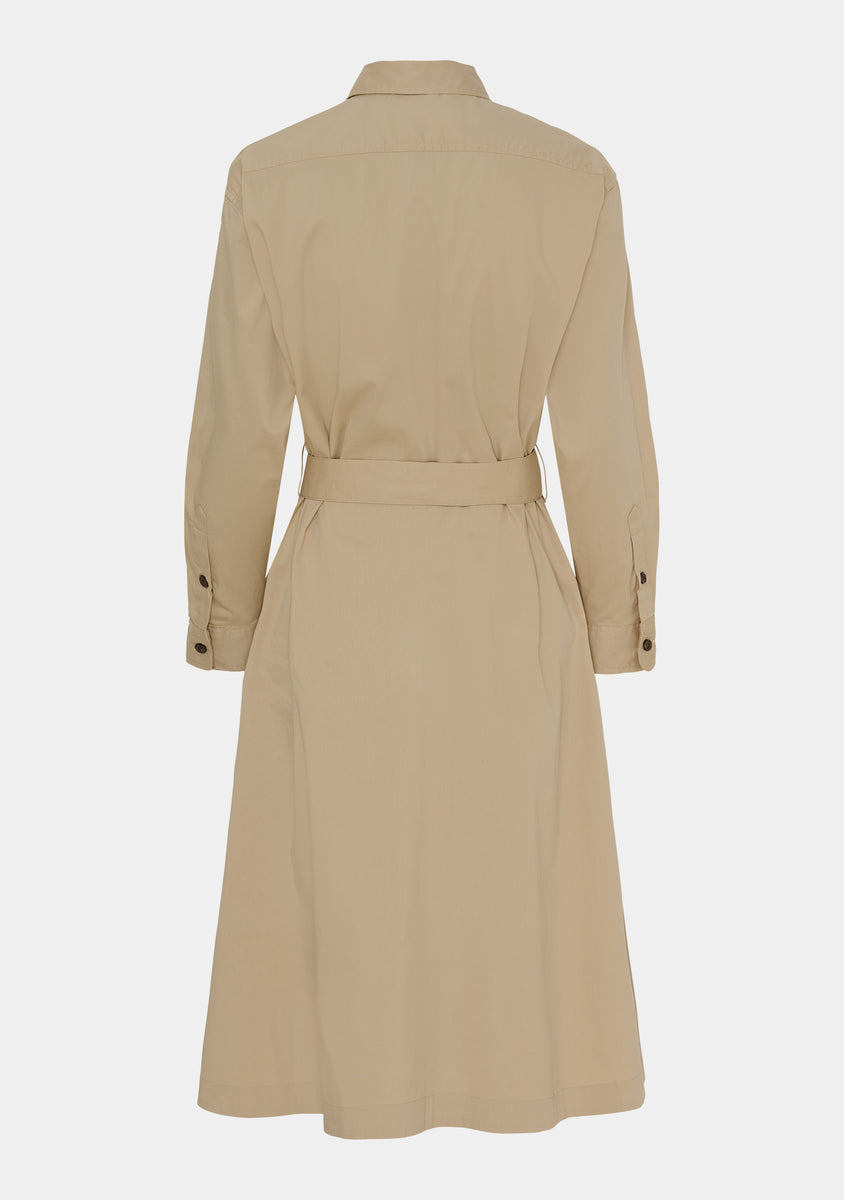 Sigga Shirt Dress - Camel – isay.dk